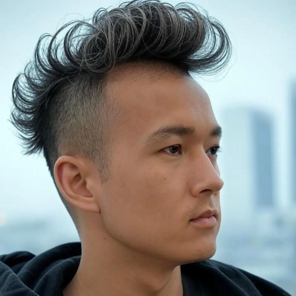 High & Low Bald Taper Fade Haircuts: Black Men with Style