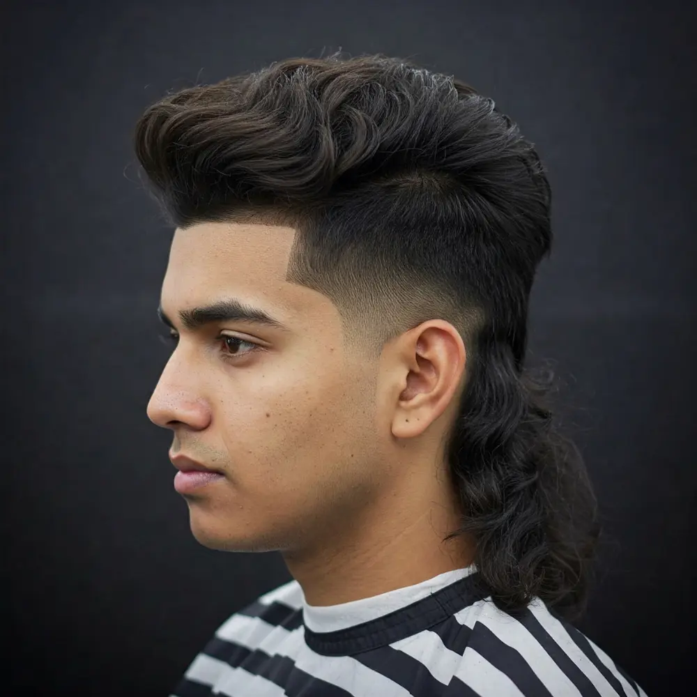 25 Modern Taper Fade Mullet for Men in 2025: Rock & Bold Hairstyle