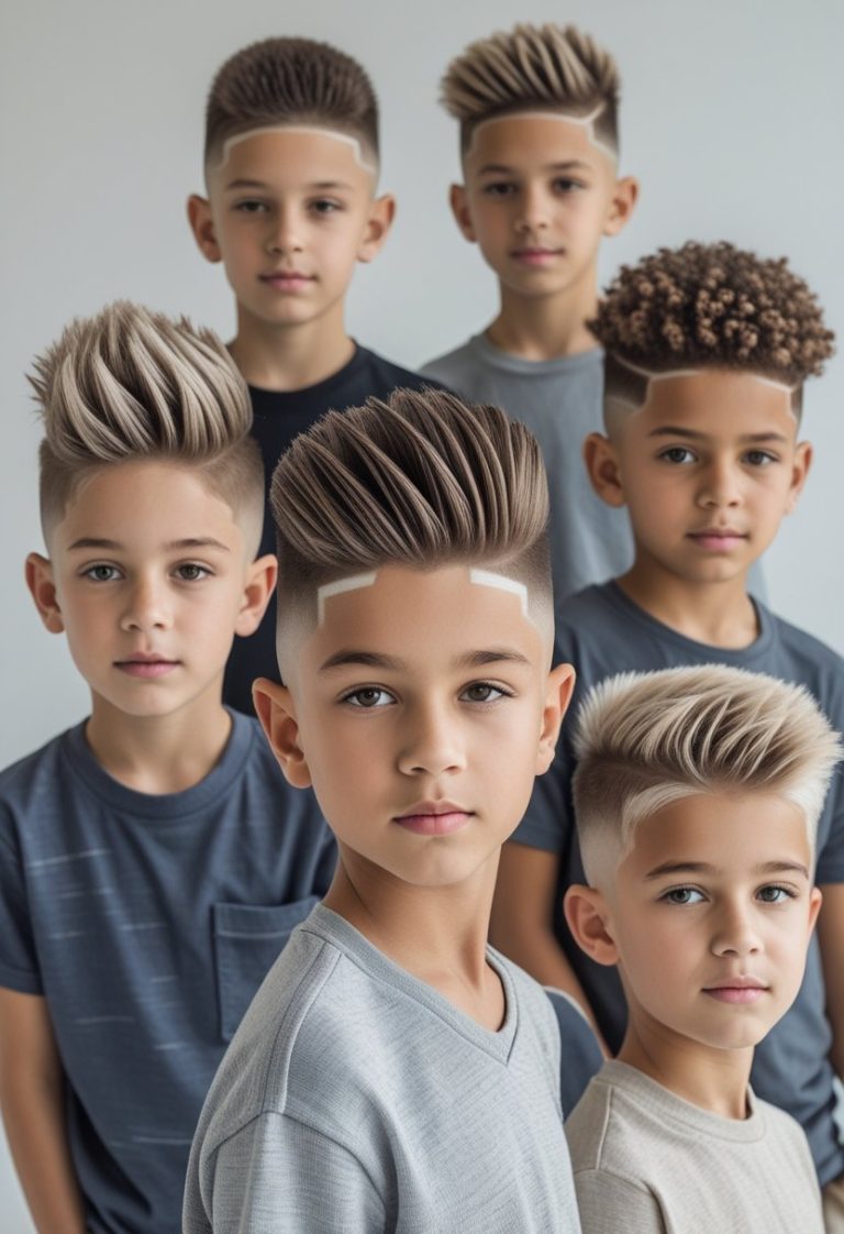 Trendy Boys’ Haircuts: Modern and Easy Side-Part Styles